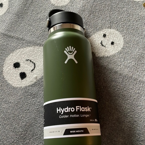 Hydro Flask | Kitchen | Hydro Flask 32oz Wide Mouth With Flex Cap Olive ...